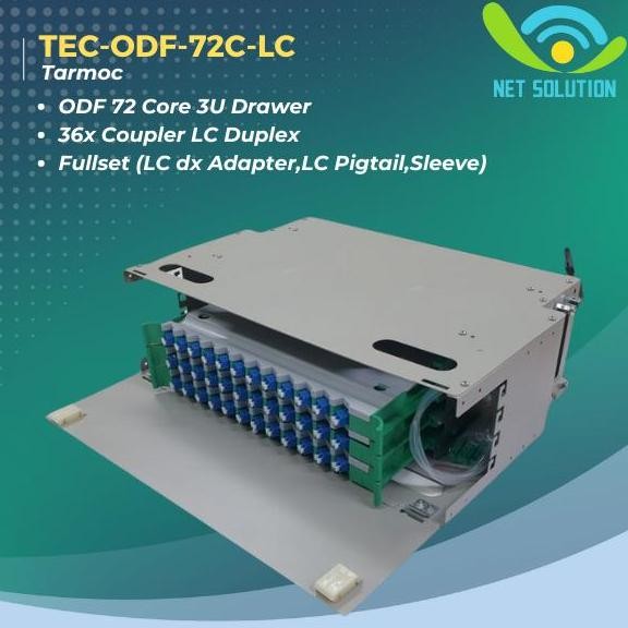 Jual Fiber Optic Odf/Otb 72 Core Lc Lengkap Rackmount | Odf 72C Lc New ...