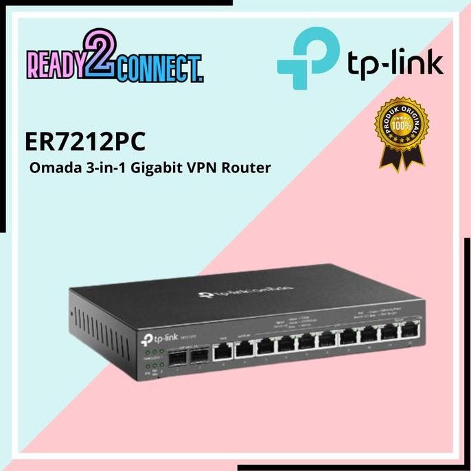 Jual Tp-Link Er7212Pc Omada 3-In-1 Gigabit Vpn Router New Stok | Shopee ...