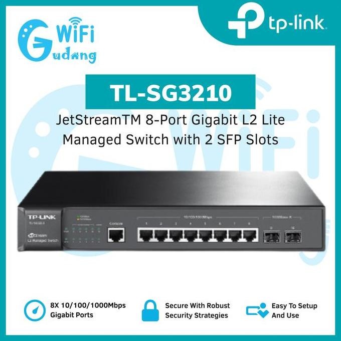 Jual Tp-Link Tl-Sg3210 Jetstream 8-Port Pure-Gigabit L2 Managed Switch ...