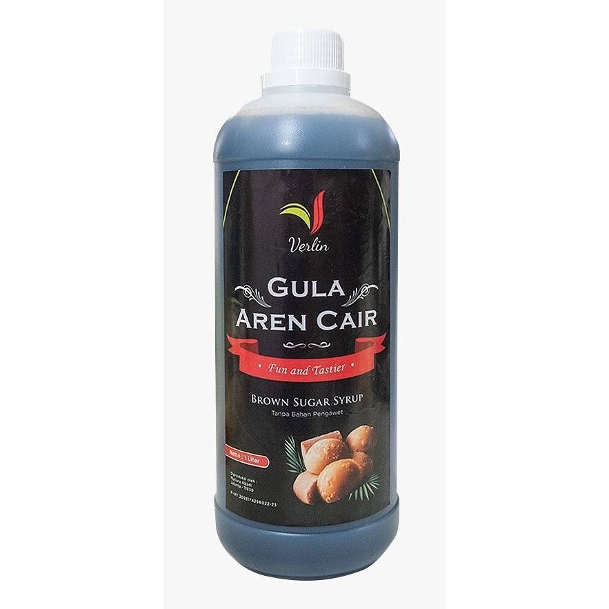 Jual Verlin Kopi Gula Aren Cair Palm Sugar 1kg Halal Murah Premium SV ...