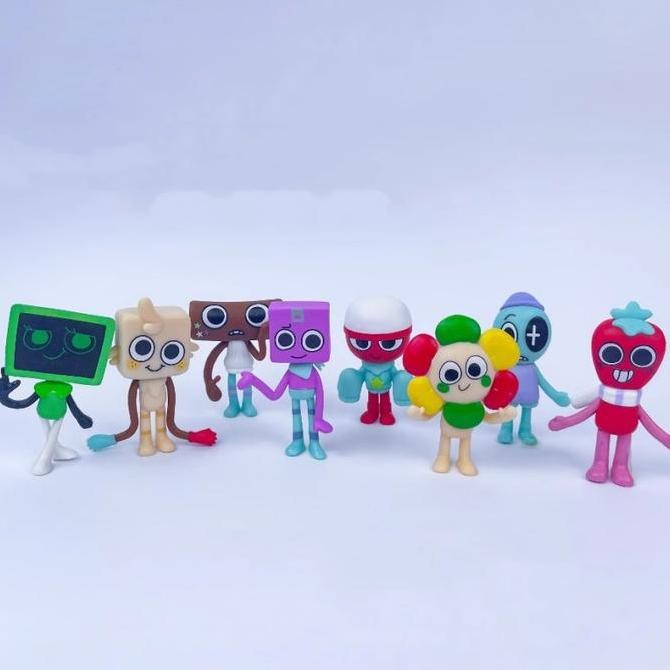 Jual DANDYS WORLD Roblox Action Figure Set Isi 8pcs Cake Topper ASTRO ...