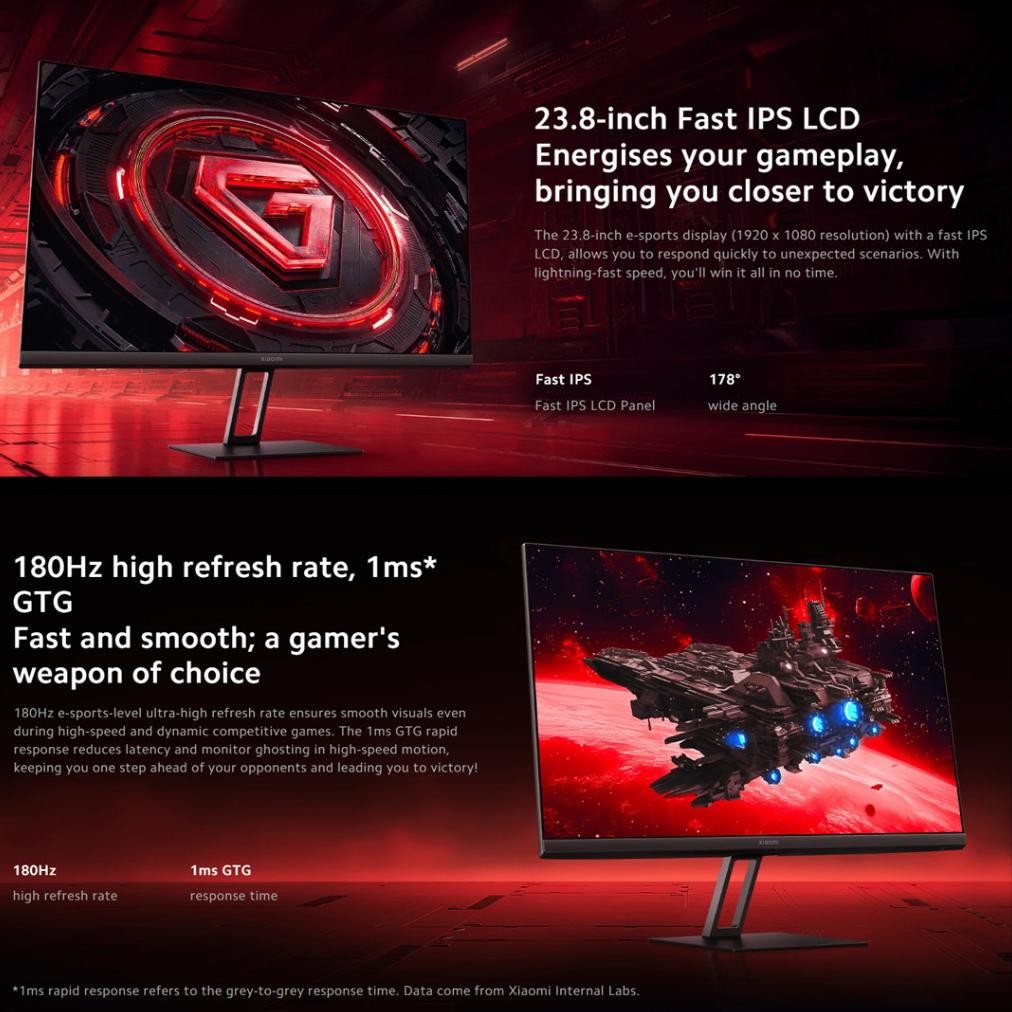 Jual ad-77 gj-46 Be09 ht-12 Xiaomi Mi Monitor 24" G24i 180Hz Fast-IPS ...