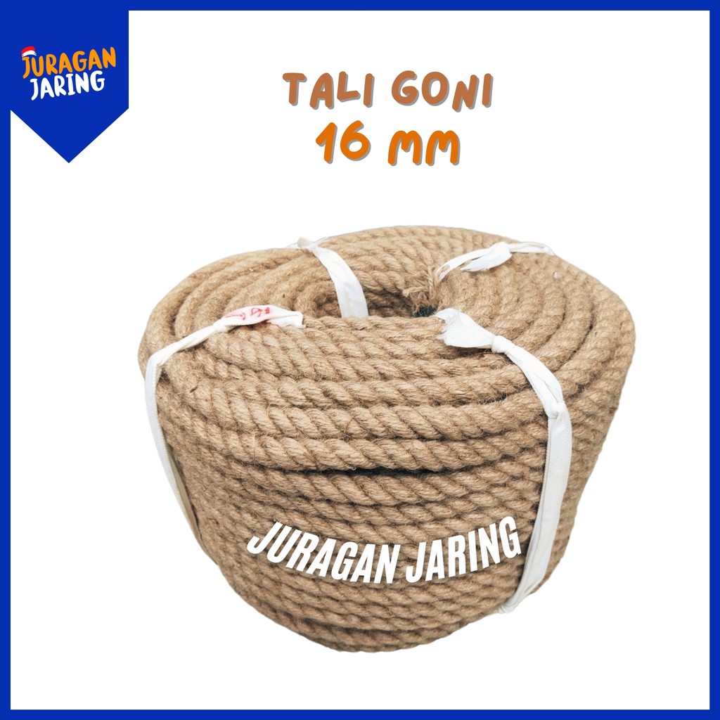 Jual Tambang Goni 16 mm Dadung besar METER-an untuk tarik tambang, tali ...