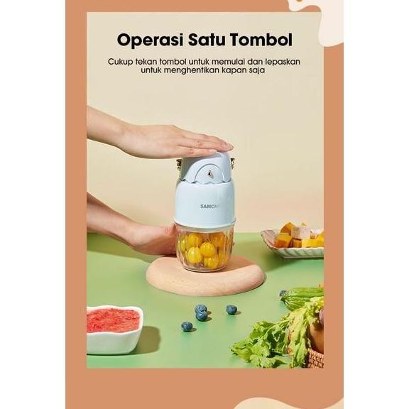 Jual Samono 150W Food Chopper Mini Chopper Mpasi 300Ml0) [Sw-C150 ...