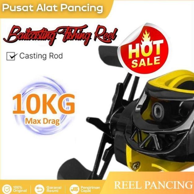 Jual Fishing Rod Reel Pancing Casting Gulungan Roda Pancing Dengan 18 ...