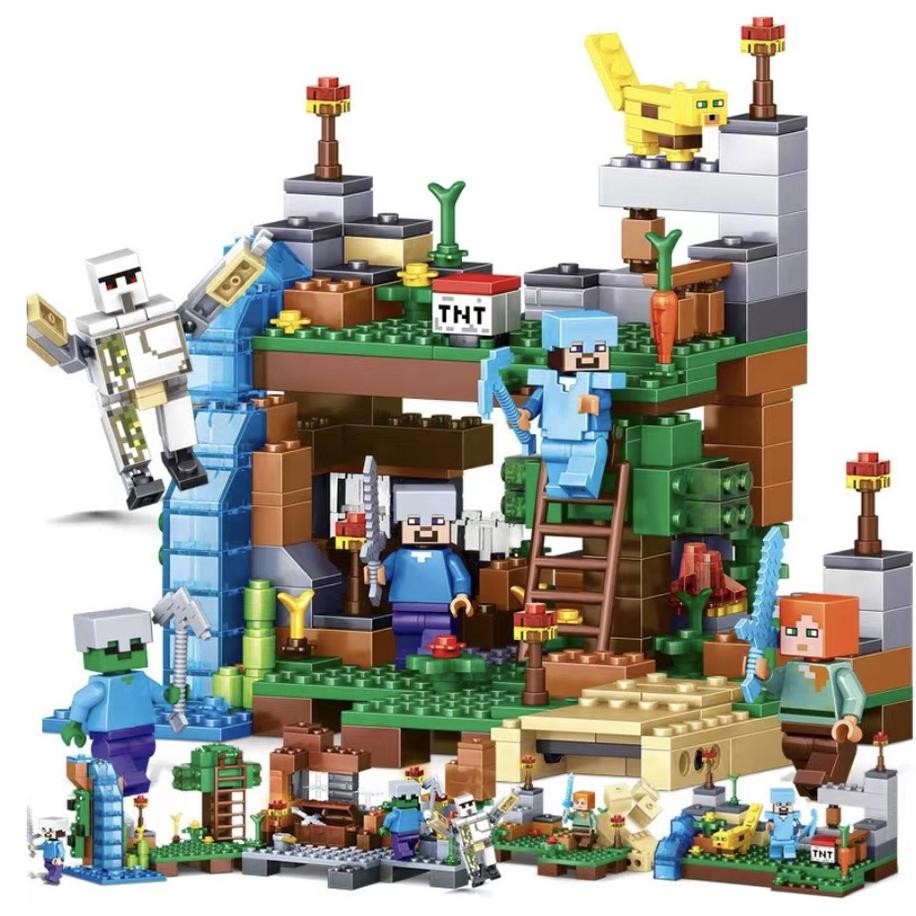 Jual Viral Block - My World Mainan Balok Bangunsusun Model Bentuk Rumah ...