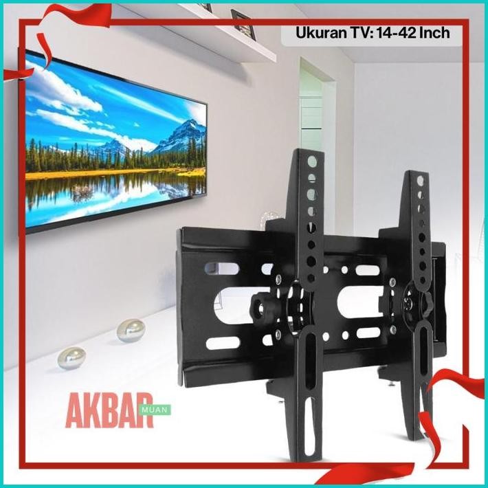 Jual New Arival gh-67 Bracket TV LED LCD 32 40 43 24 21 29 17 14 Inch ...