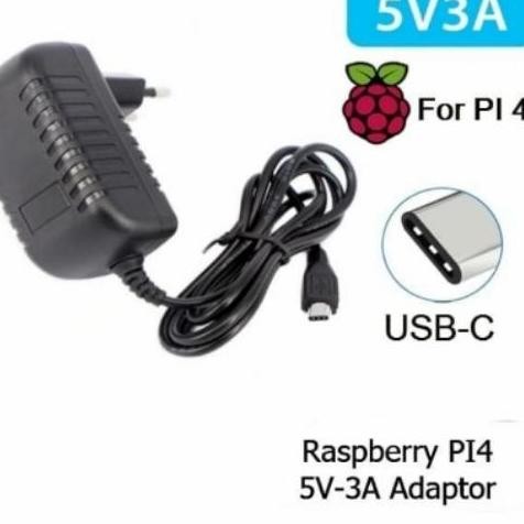 Jual ADAPTOR 5V-3A ADAPTER MICRO USB TYPE C 5V 3A RASPBERRY PI 4 PI4 ...