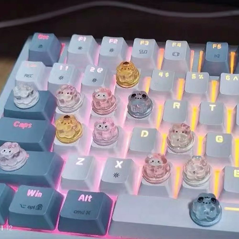 Jual Nail Keycap Manicure Office Long Nail Keyboard Girl Keyboard Press ...
