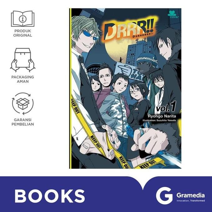 Jual Light Novel DRRR DURARARA Vol. 1 (Ryohgo Narita) | Shopee Indonesia