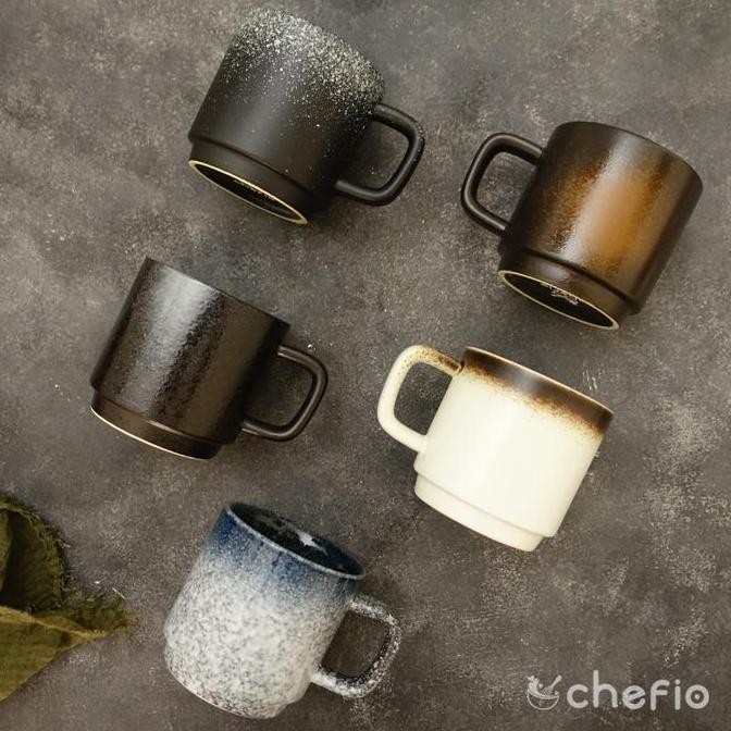 Jual Cangkir Kopi Keramik Rustic Chefio Mug Gelas Teh Ocha Jepang ...