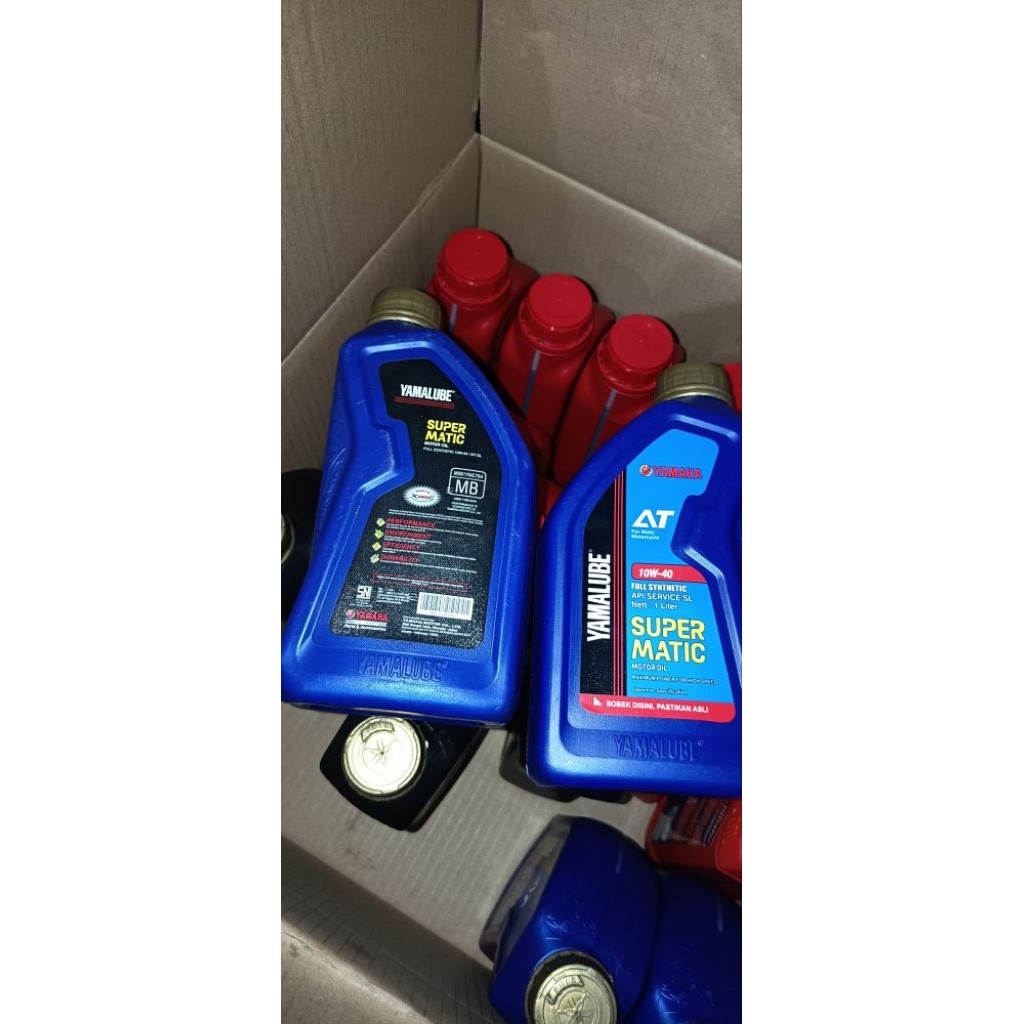 Jual Oli Matic Super paket12pcs - SUPER MATIC 1L YAMALUB 10W-40 Kemasan ...