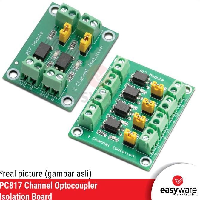 Jual PC817 1 2 4 8 CHANNEL OPTOCOUPLER ISOLATION BOARD VOLTAGE ...