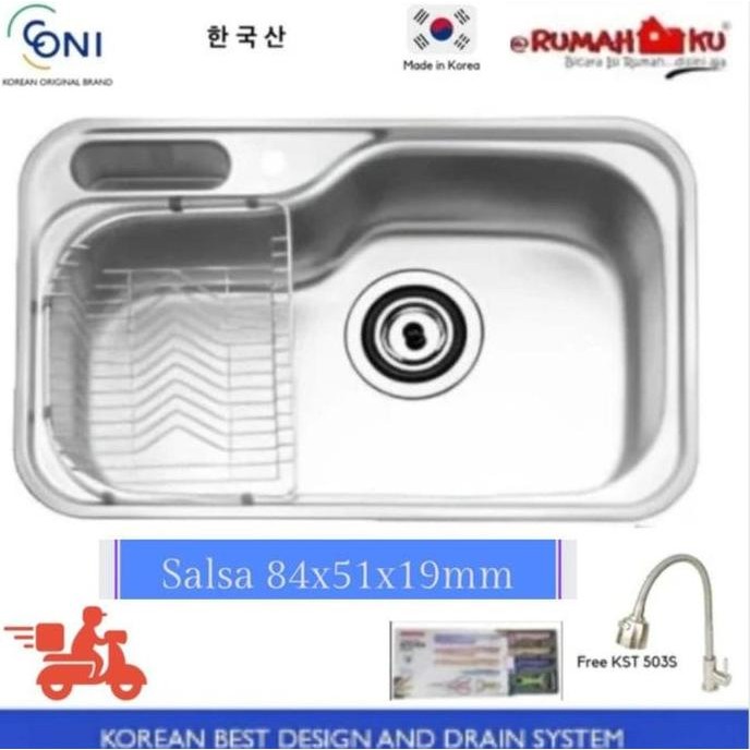 Jual Sink Coni Cico Salsa + Kran Kst 503 S | Shopee Indonesia