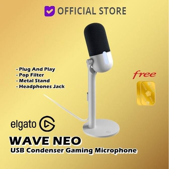 Jual Elgato Wave Neo Usb Condenser Gaming Microphone For Gaming ...