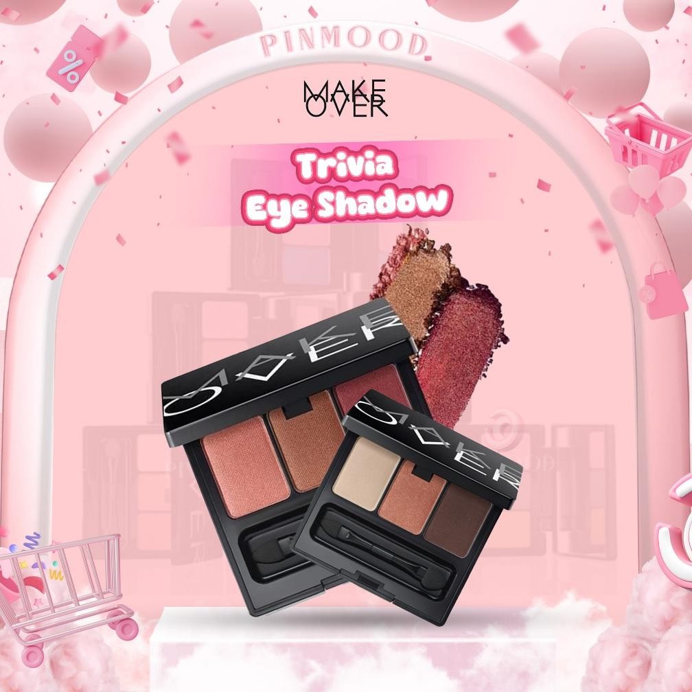 Jual MAKE OVER - TRIVIA EYE SHADOW ( 6 g ) - Eyeshadow Palette 3 Warna ...