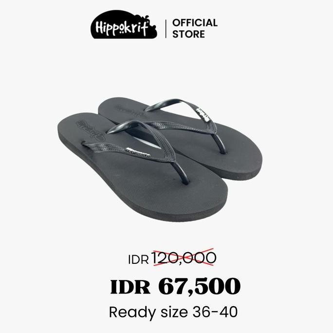 Jual Hippokrit Sandal Flip Flop Slim Wanita Rubber Anti Licin - Mild ...