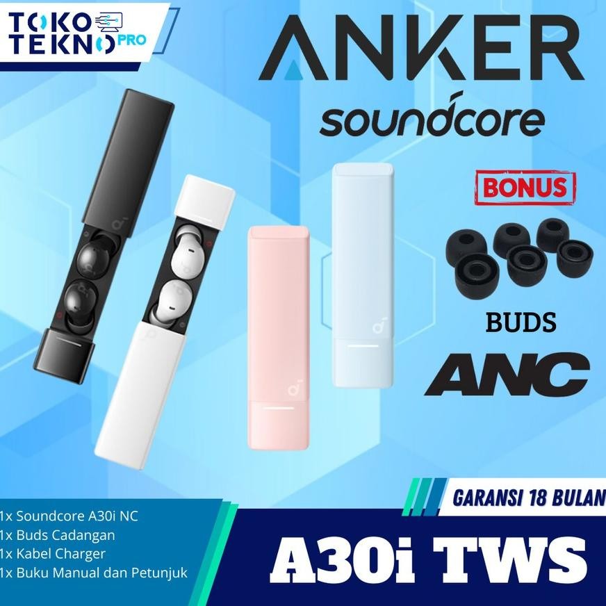 Jual READY INSTANT Anker Soundcore A30i NC / A30-i NC TWS Adaptive ...