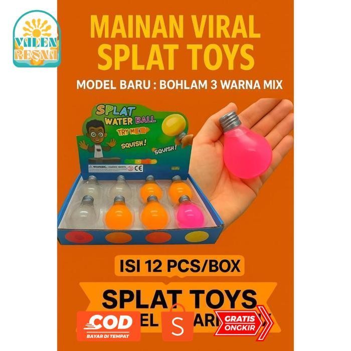 Jual se-7 Mainan Viral SPLAT TOYS Isi 12 Free Box Termurah Ready Stock ...