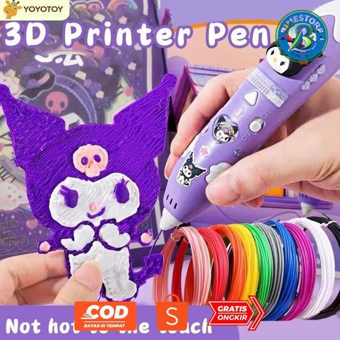 Jual ZAI-2530 3D Printing Pen 3D Printer Arts Pen Wireless 3D Pen ...