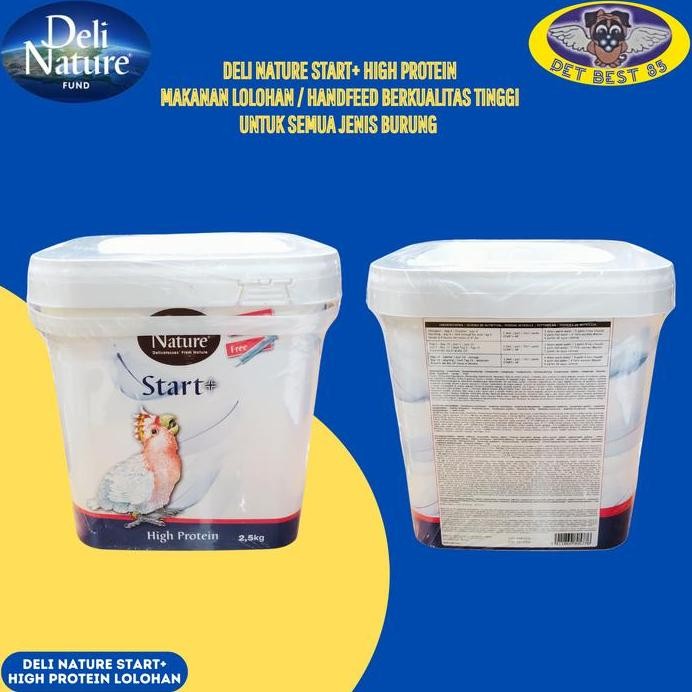 Jual Deli Nature Start+ High Protein 2,5kg Makanan Burung Lolohan ...