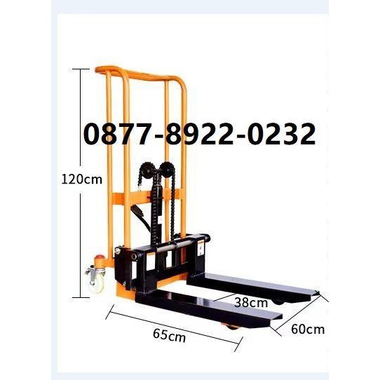Jual Mini Hand Stacker Trolley Troli Mobil Truck Hand Lift 400 kg ...