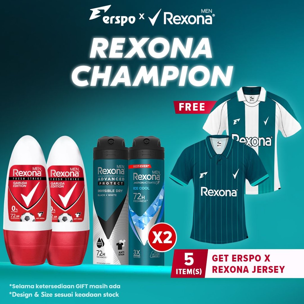 Jual Buy 2 Rexona Men Fresh Strike 40ml, 2 Rexona Ice Cool Spray, 1 ...
