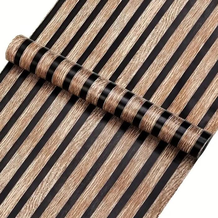 Jual Miliki - Wallpaper Dinding Kayu Panel Garis Ruang Tamu | Shopee ...
