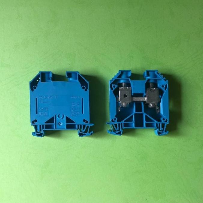 Jual WDU 35 Terminal Block Biru Blue - Weidmuller | Shopee Indonesia