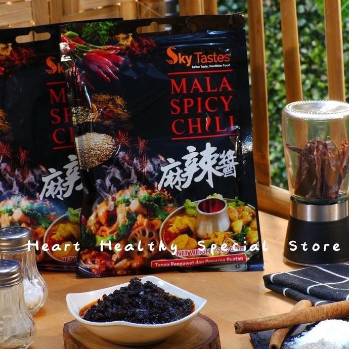 Jual Sky Tastes Mala Spicy Chilli saus 200g Bumbu Hotpot Mala bisa ...