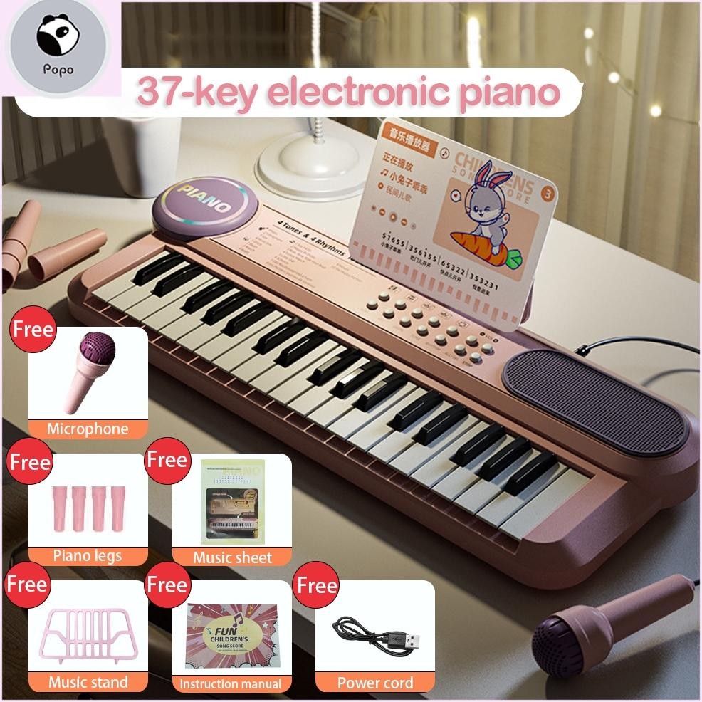 Jual Mainan Piano Anak Elektronik 61/37 Keys Digital Elektronik Piano ...