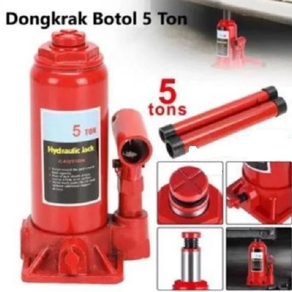 Jual Racun Shopee Dongkrak Botol 5T Dongkrak Mobil Hidrolik Hydraulic ...