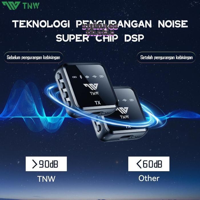 Jual df-8 rq-56 TNW N12/N13 Wireless Microphone Clip On 2 Mikrofon Clip ...