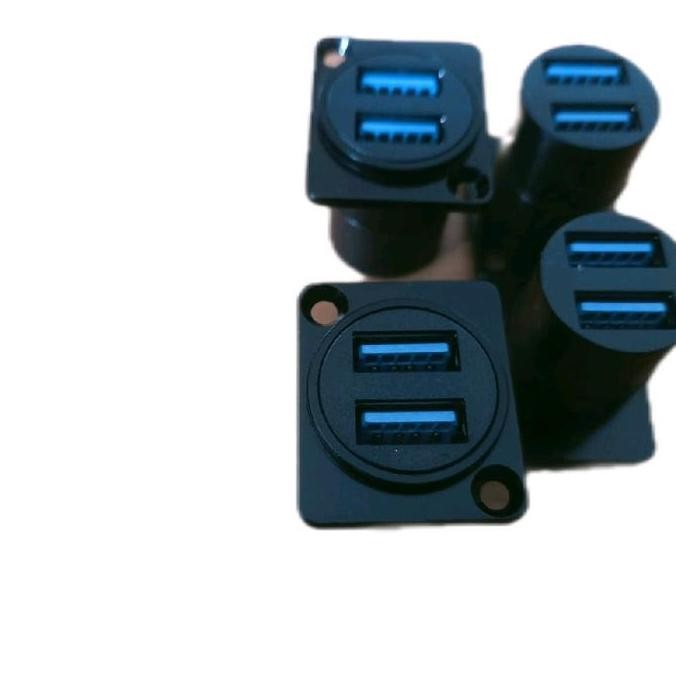Jual DB29>> Dual Port USB/Socket USB 3.0 type D Double Port / Chasis ...