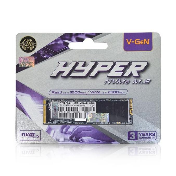 Jual SSD V-GeN Hyper 4TB M.2 NVMe PCIe Gen3.0x4 - SSD VGEN 4 TB M2 NVME ...