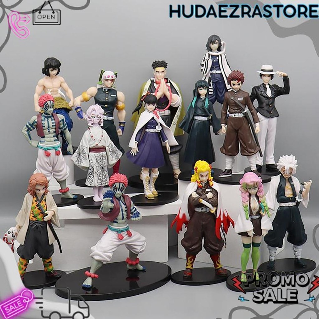 Jual COD ACTION FIGURE DEMON SLAYER / MINIATUR DEMON SLAYER / DEMON ...