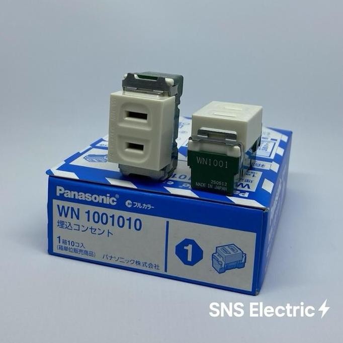 Jual Stopkontak / Stop Kontak Panasonic WN 1001 / WN1001 Modul 2 Pin ...