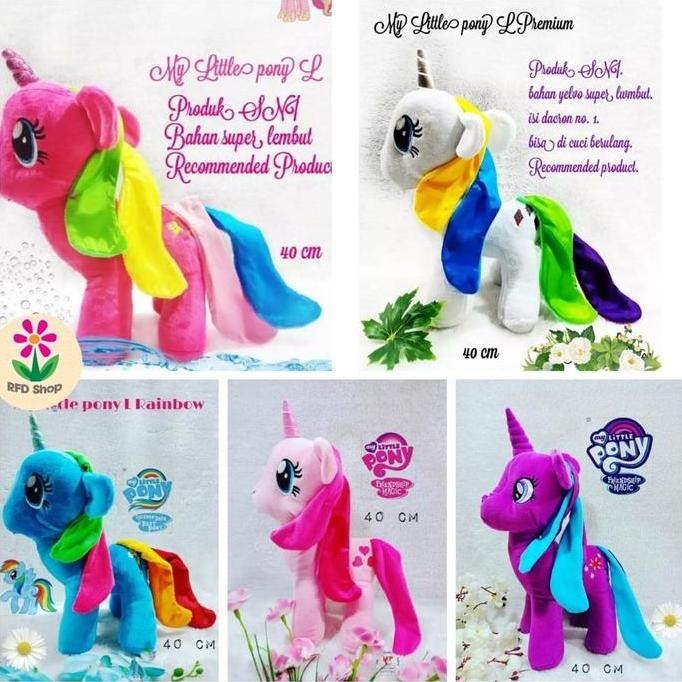 Jual DF16 }} Boneka Little Pony Kuda Pony 35cm | Shopee Indonesia