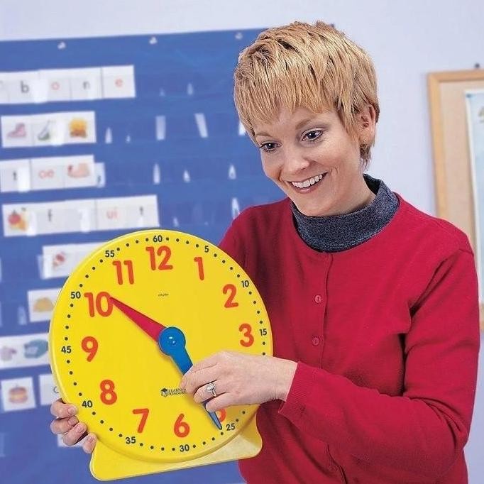 Jual BEBAS ONGKIR - Learning Resources Big Time Demonstration Clock ...