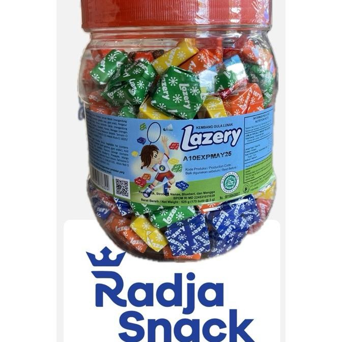 Jual Permen Lazery Toples Permen Sugus Candy Toples 175 Butir | Shopee ...