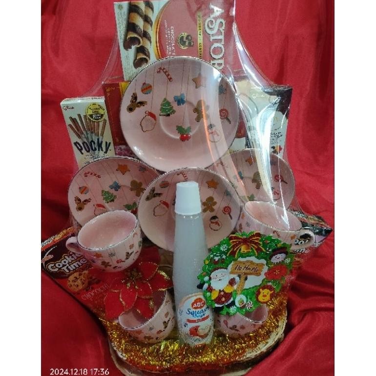 Jual PROMO!!! PARCEL NATAL TAHUN BARU SNACKS SIRUP TEASET PREMIUM HAPPY ...