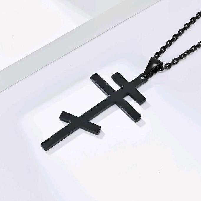 Jual Kalung Salib Kristen Orthodox Timur Katolik Steinless steel | Shopee Indonesia