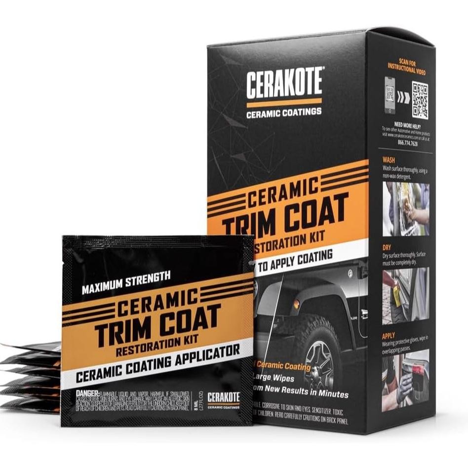 Jual Cerakote Creamic Trim Coat Kit Ceramic Coating Black Kit Plastic ...