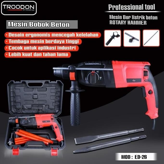 Jual PAPPITSON- Mesin Bobok bor hammer/ mesin bor beton 26mm /mesin bor ...