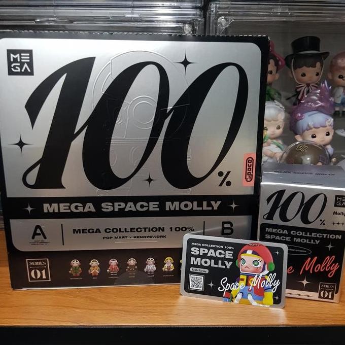 Jual POP MART SPACE MOLLY V1 100% Selected Keith Haring Candy Toffee ...