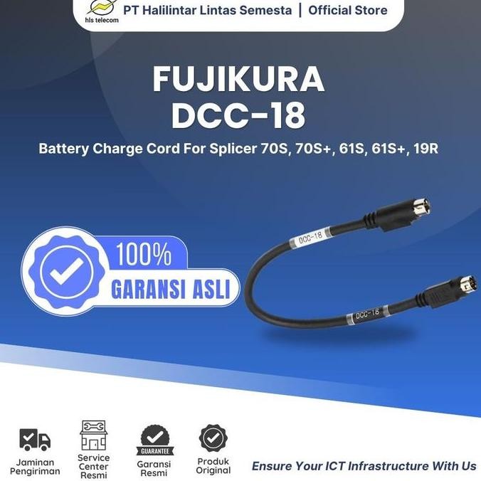 Jual Fujikura Dcc-18 Dcc18 Battery Charge Cord | Kabel Baterai Adapter ...