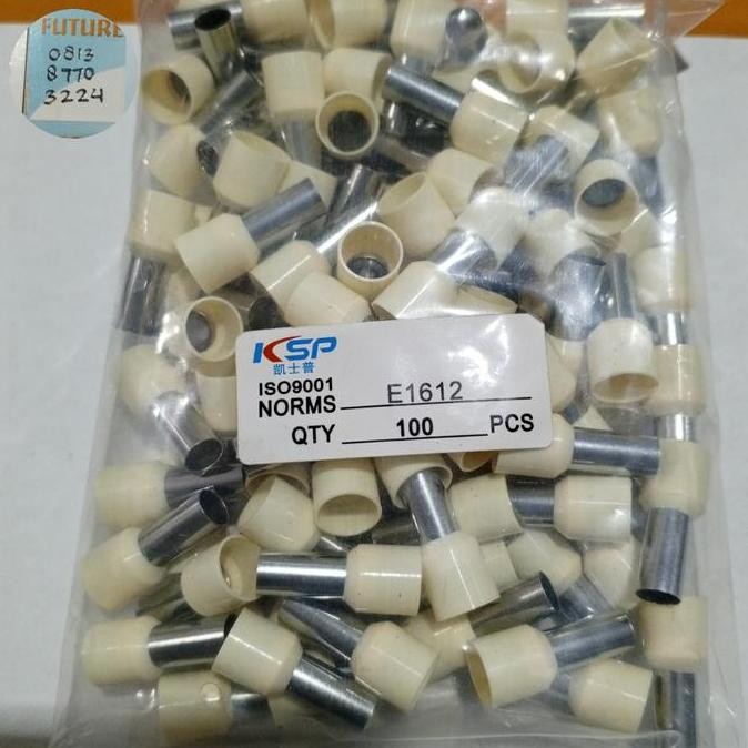 Jual Skun kabel ferrules 16mm ferules , 16 mm scun model bulat type ...