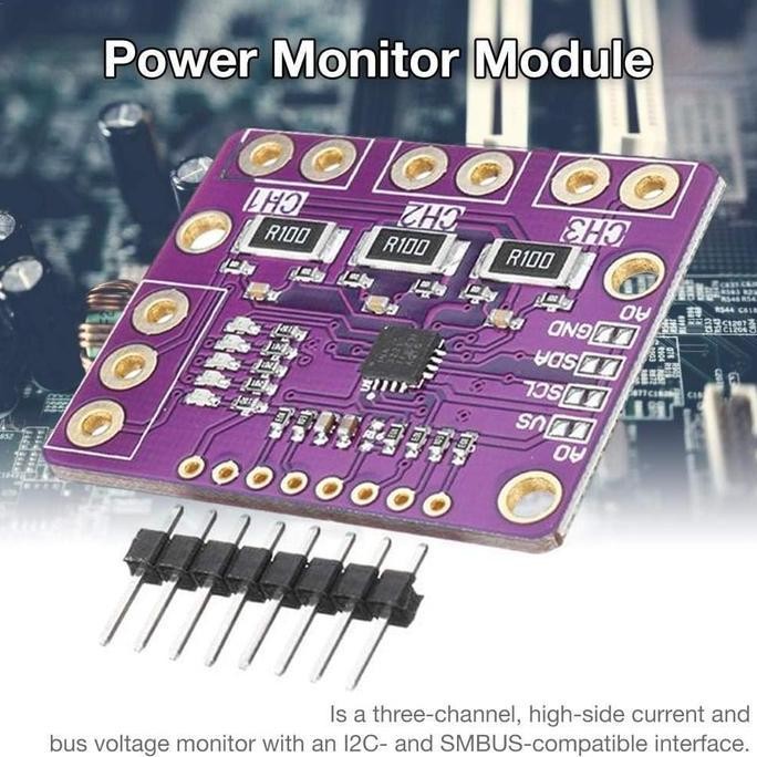 Jual INA3221 3 Channel ina219 Shunt Current Sensor Module Power ...