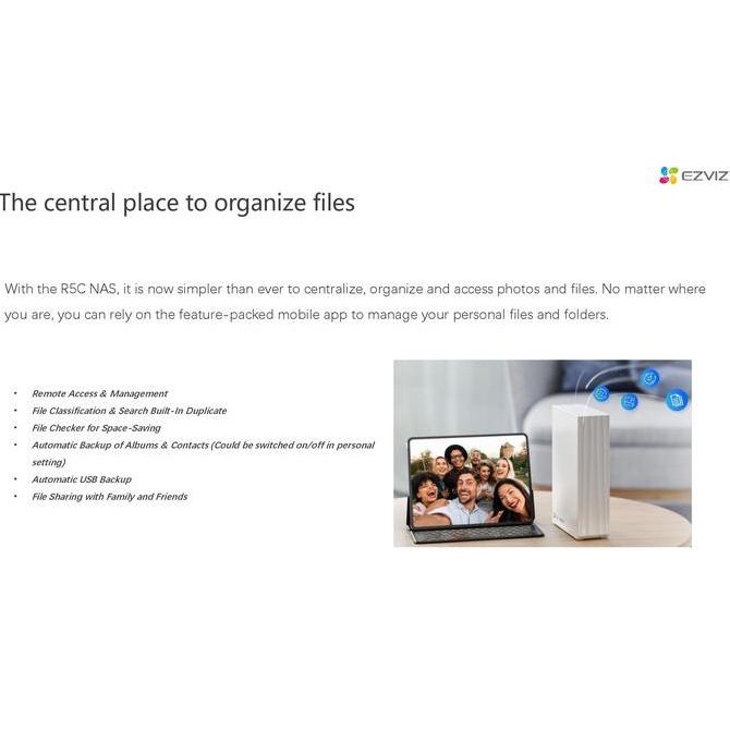 Jual Ezviz R5C Smart Home Storage Management Private Data Base for CCTV ...