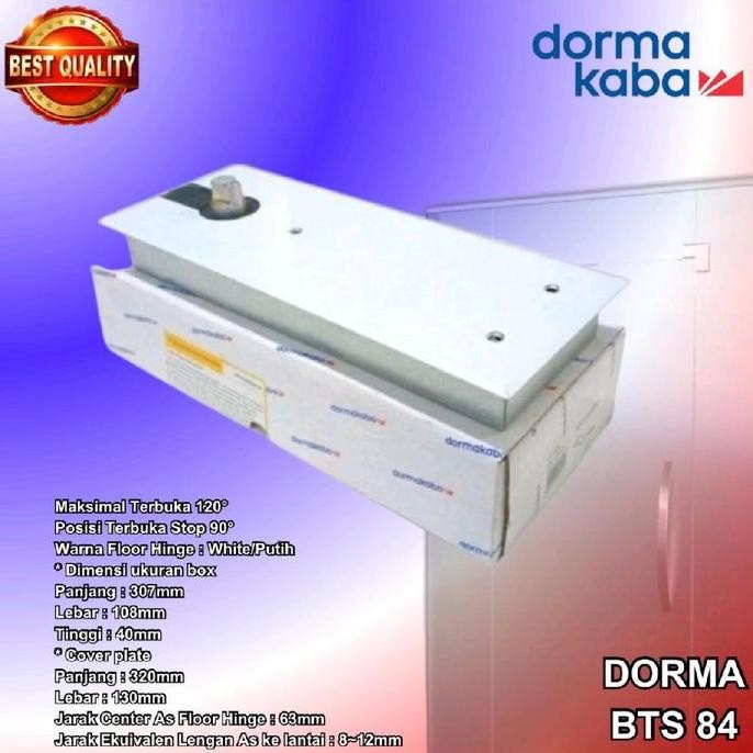 Jual ENGSEL PINTU TANAM FLOOR HINGE DORMA KABA DORMAKABA BTS 84 EN 3 HOLD OPEN 90 ORIGINAL DAN ...